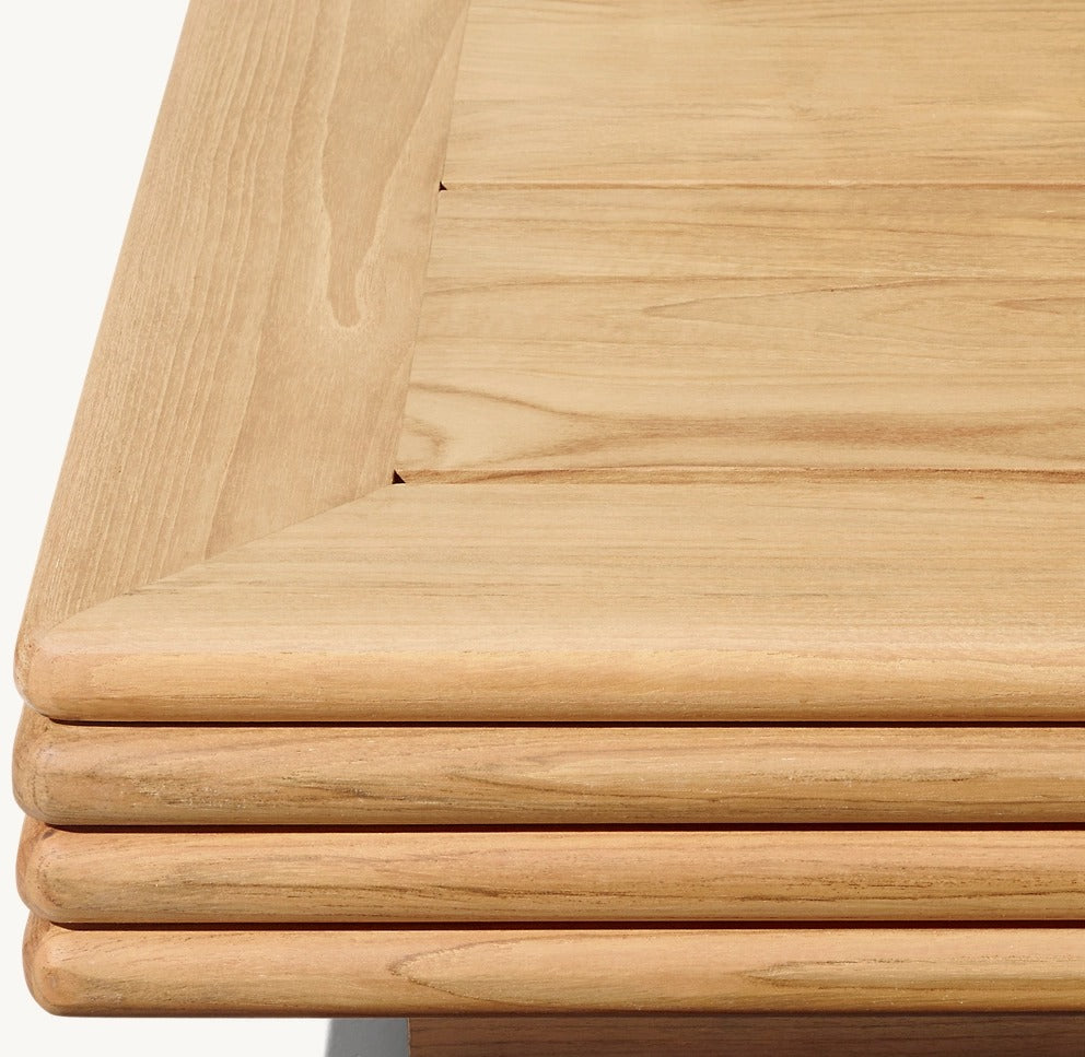 Como Square Corner Side Table