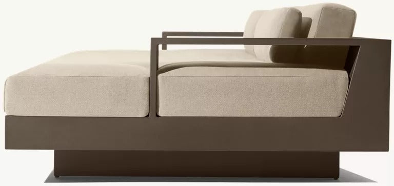 Marbella Aluminum Customizable Modular Single Daybed